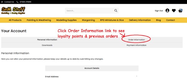 Our Loyalty Points System - snmstuff.co.uk
