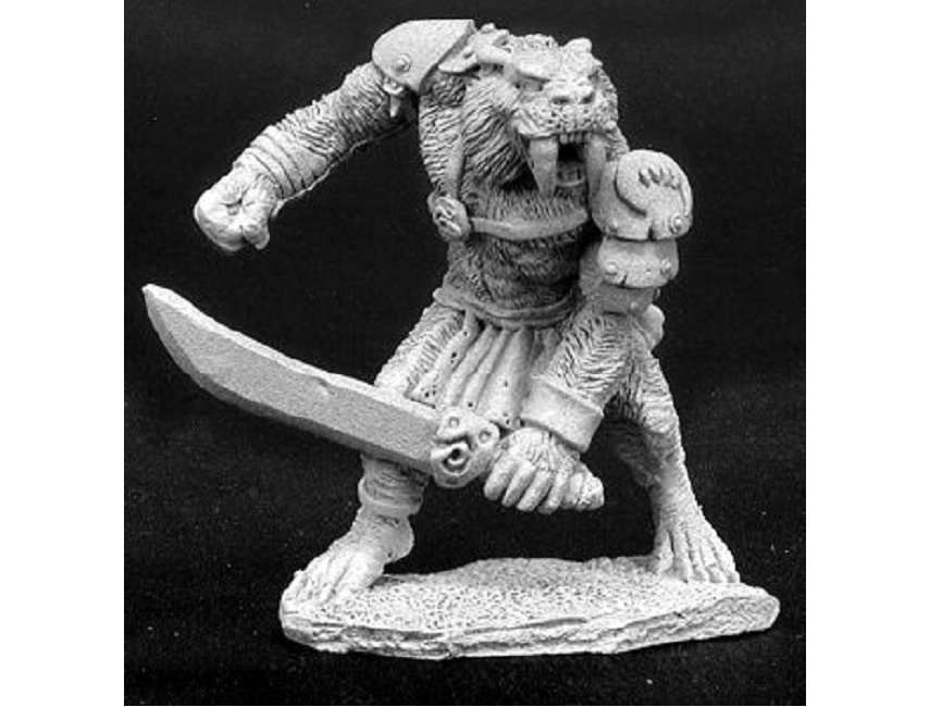 Reaper Dark Heaven Legends 02785 Sabertooth Tiger Man - snmstuff.co.uk