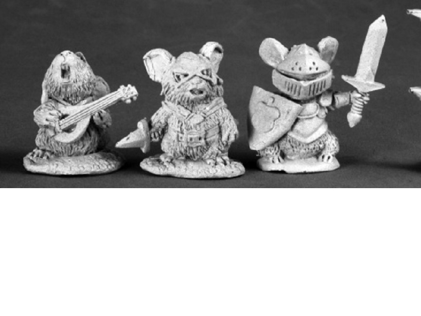 Reaper Dark Heaven Legends 03542 Mouslings: Bard Thief Knight ...