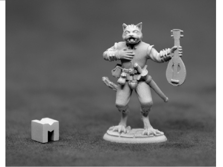 Reaper Dark Heaven Legends 03924 Trilladour Catfolk Bard - snmstuff.co.uk