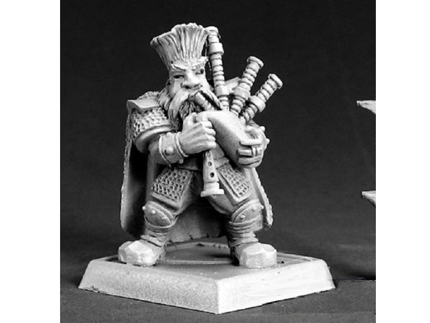 Reaper Warlord 14534 Dwarf Musician - snmstuff.co.uk