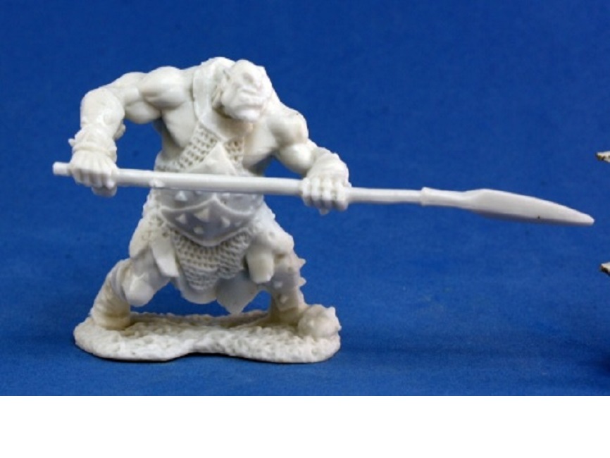 Reaper Bones Orc Hunter (Spear) - snmstuff.co.uk