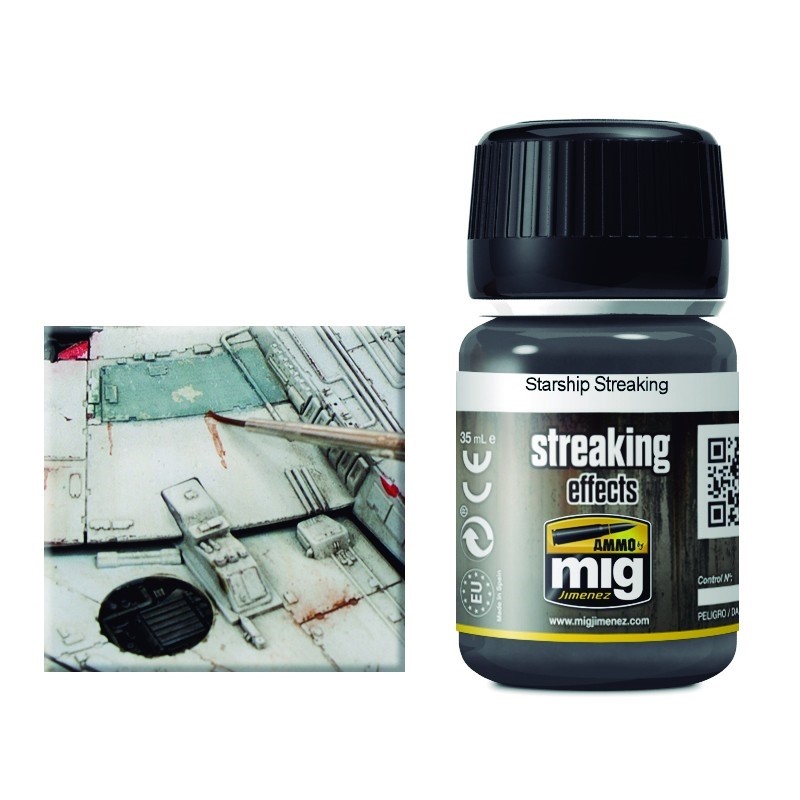 Mig Ammo Enamel Streaking Effects (35ml) - Starship Streaking - snmstuff.co.uk