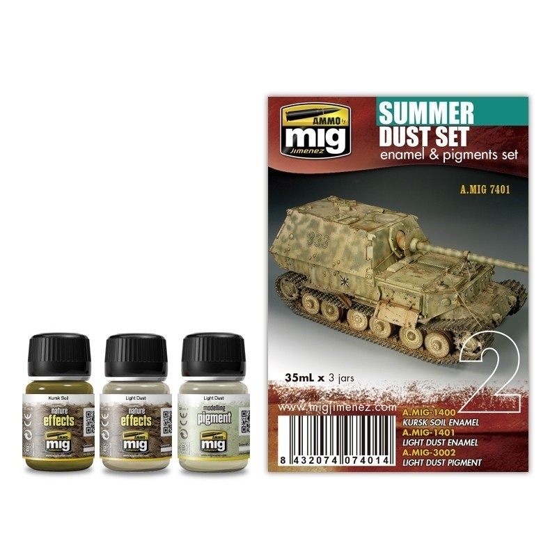 Mig Ammo Weathering Set - Summer Dust Set - snmstuff.co.uk