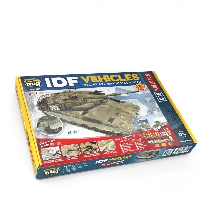 Mig Ammo IDF Vehicles Solution Box - snmstuff.co.uk