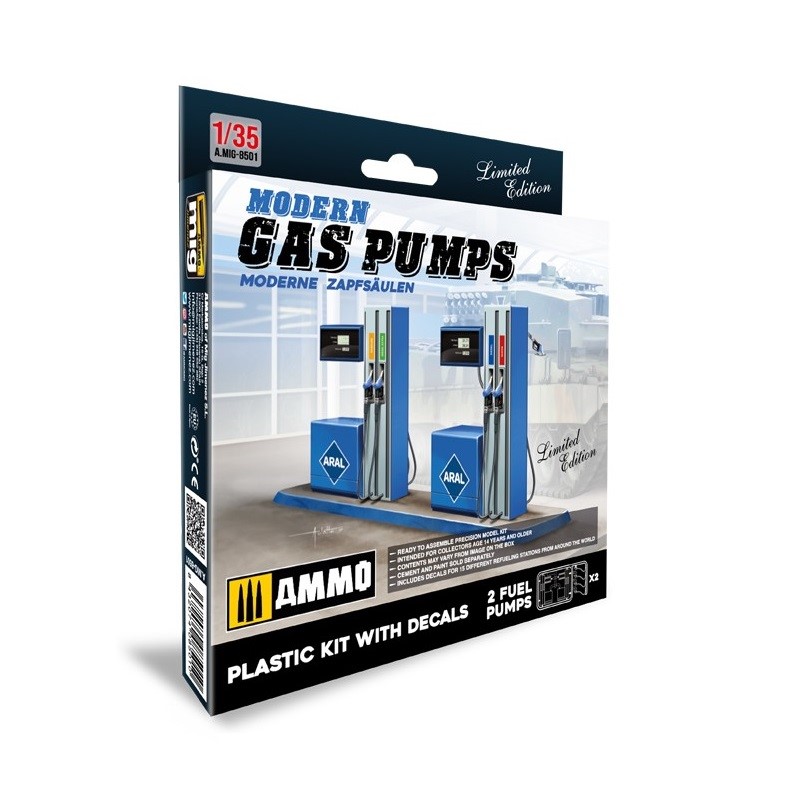 Mig Ammo Kits - 1/35 Scale Gas Station Fuel Pumps - snmstuff.co.uk