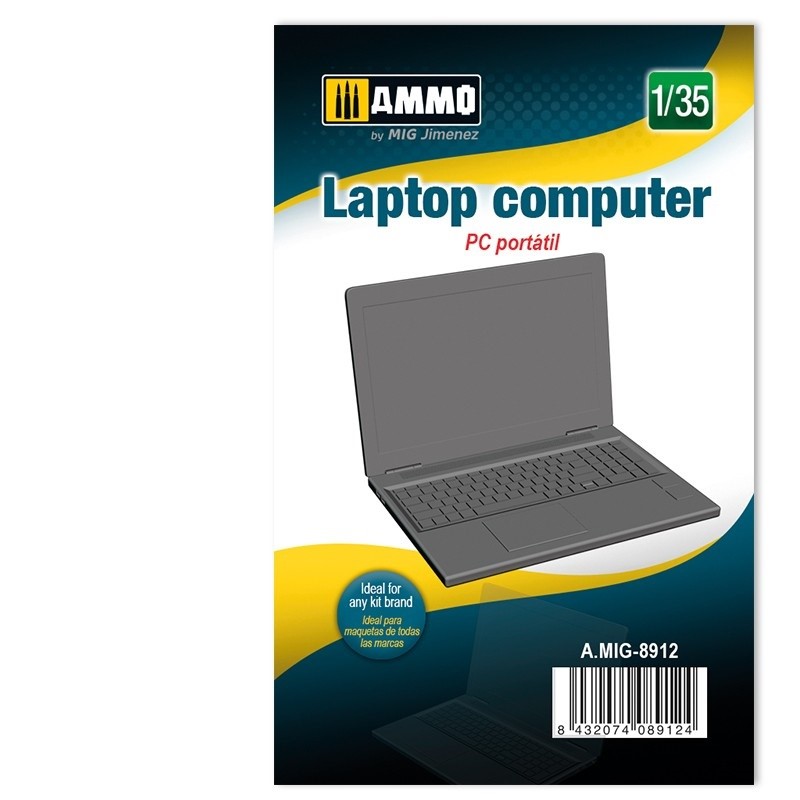 Mig Ammo 1/35 Scale Laptop Computer - snmstuff.co.uk
