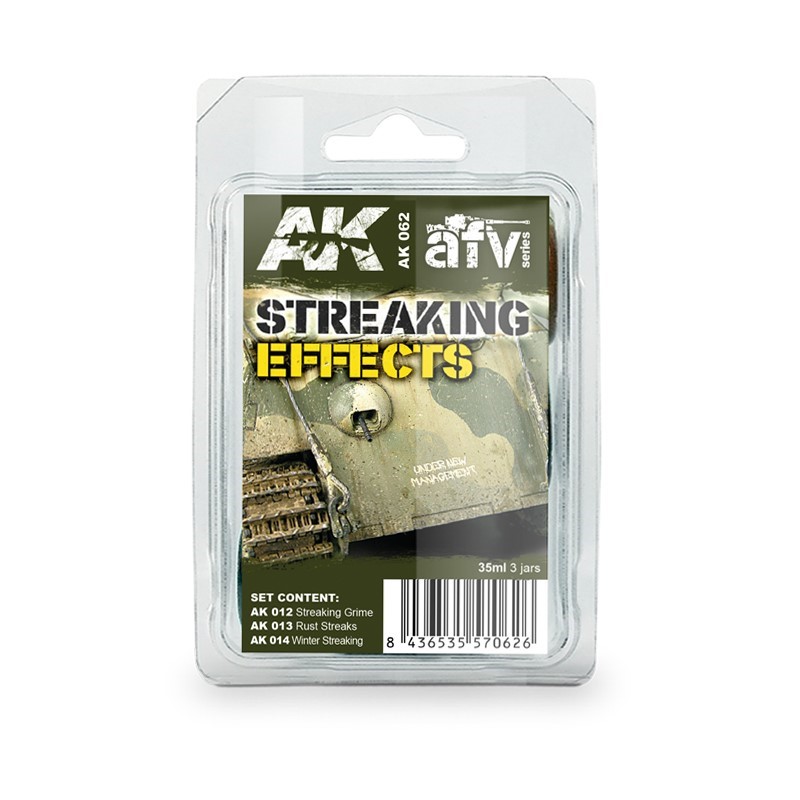 AK Interactive - Streaking Effects Set - snmstuff.co.uk