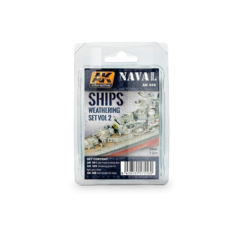 AK Interactive - Ship Weathering Set Vol 2 - snmstuff.co.uk