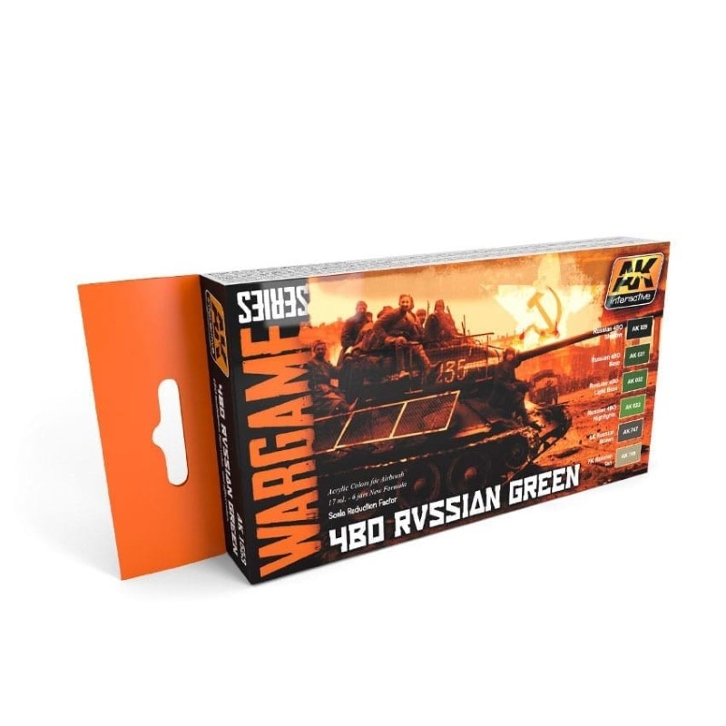 AK Interactive - Russian Green Set (Wargame Series) - snmstuff.co.uk