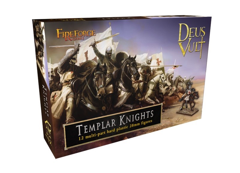 Fireforge Games 28mm Templar Knight Cavalry - snmstuff.co.uk