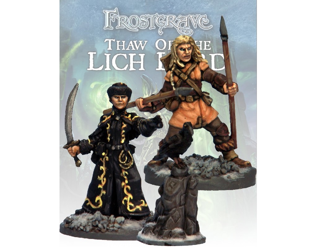 Frostgrave Crow Master and Javelineer - snmstuff.co.uk
