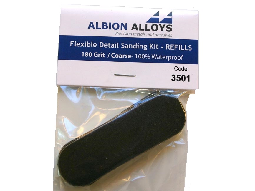 Flexifile Flexible Detail Sanding Kit 180 Grit Refill - snmstuff.co.uk