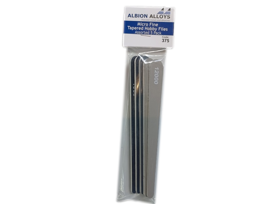 Flexifile Micro Fine Tapered Hobby Files - 5 Piece Selection Pack ...