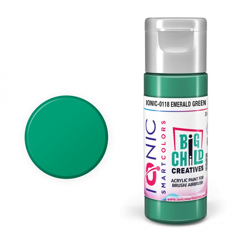 Mig IONIC-0118 Acrylic Paint - Emerald Green - snmstuff.co.uk