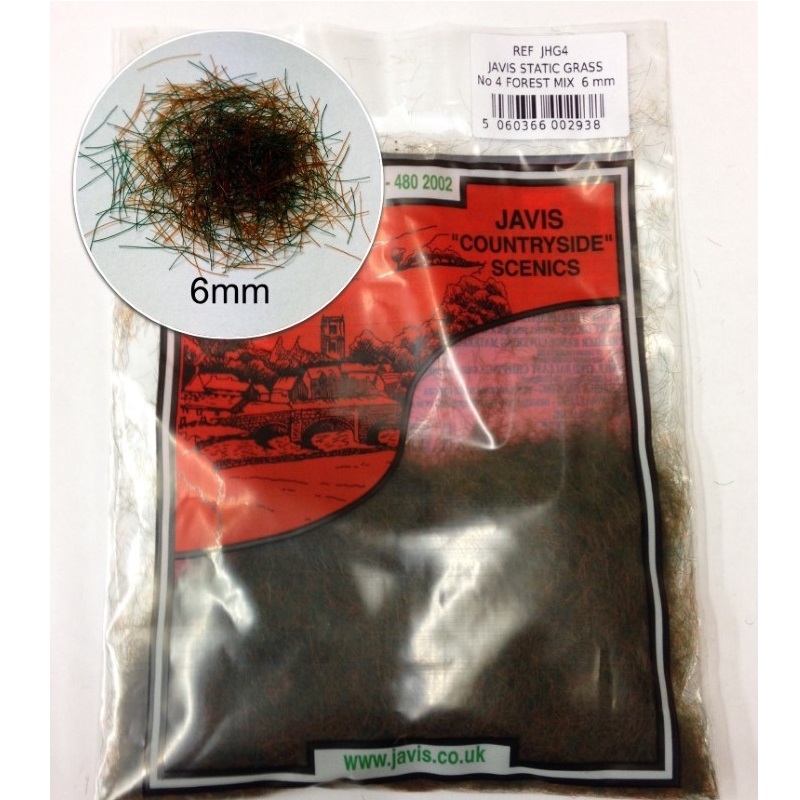 Javis 6mm Static Grass - Forest - snmstuff.co.uk