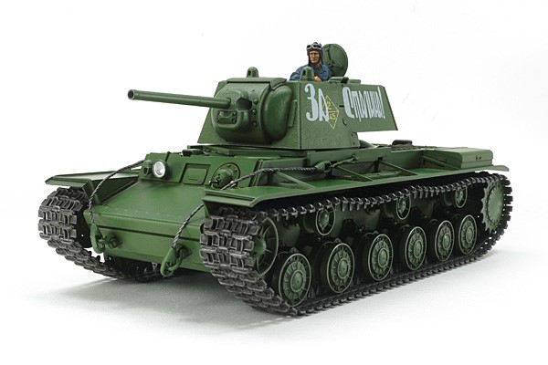 TAM35372 Tamiya 1/35 Scale Russian Heavy Tank KV-1F Model 1941 Early ...