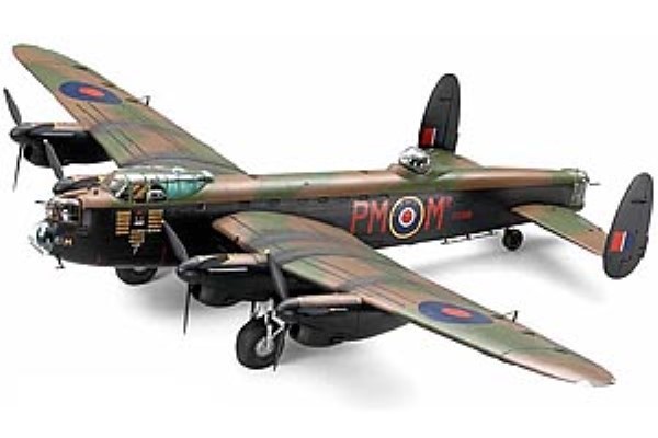 TAM61112 Tamiya 1/48 Scale Lancaster Bomber B MKI / III with painted ...