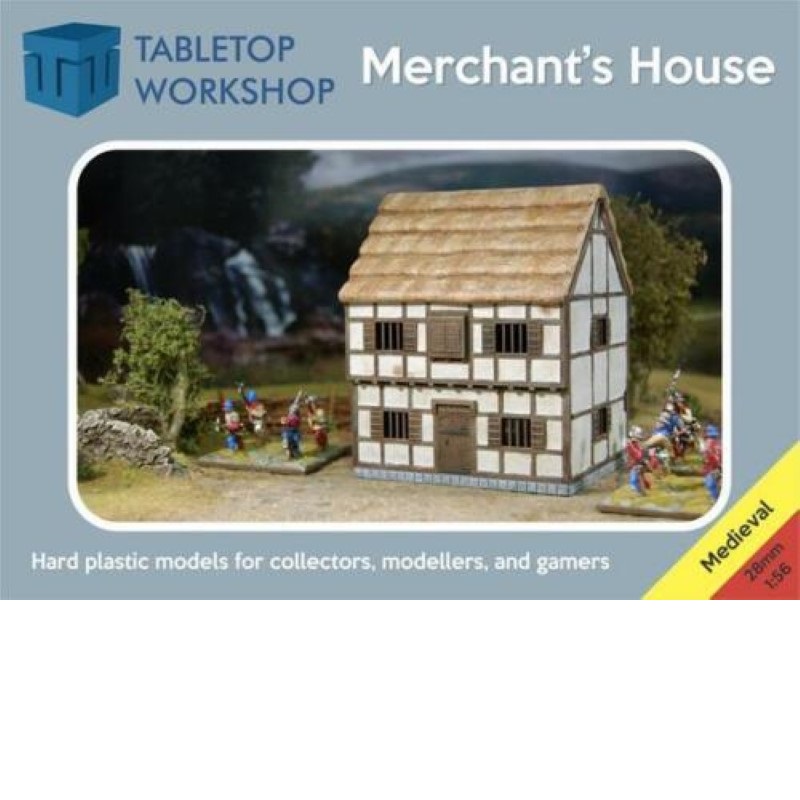 Tabletop Workshop 28mm Medieval Merchant's House - snmstuff.co.uk