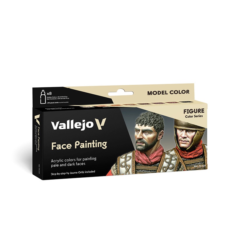 Vallejo Model Color Set - Faces Painting Set - snmstuff.co.uk
