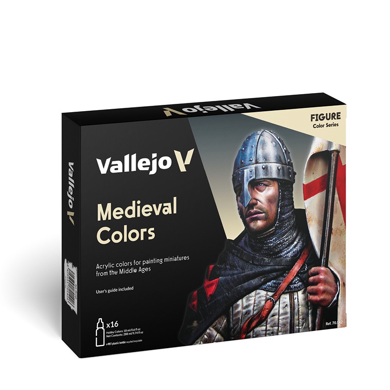 Vallejo Model Color Set 16 - Medieval Colours - snmstuff.co.uk