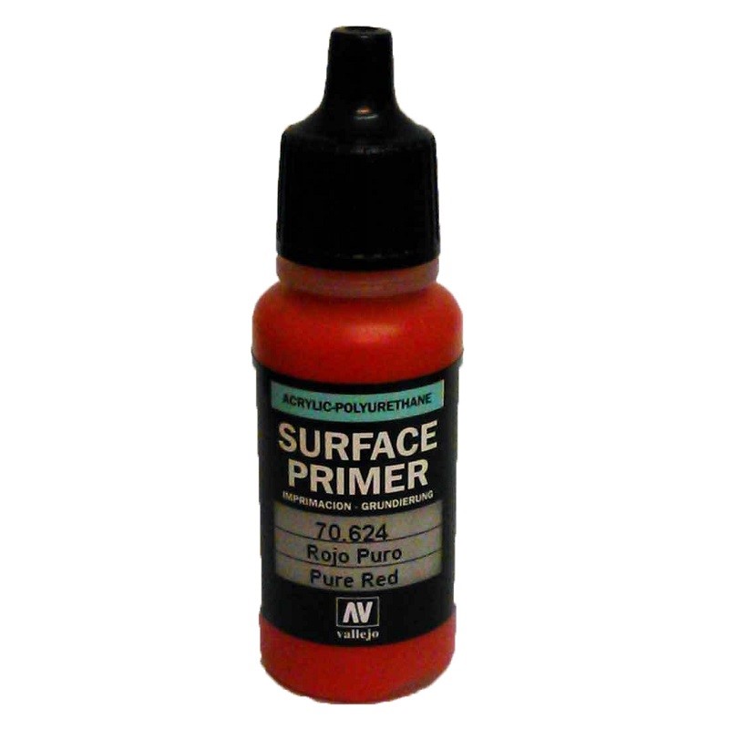 Vallejo Surface Primer 70.624 Pure Red - snmstuff.co.uk