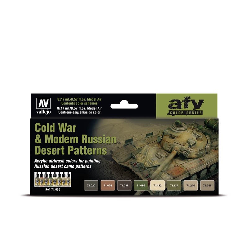 Vallejo Model Air Set - Cold War and Modern Russian Desert Patterns ...