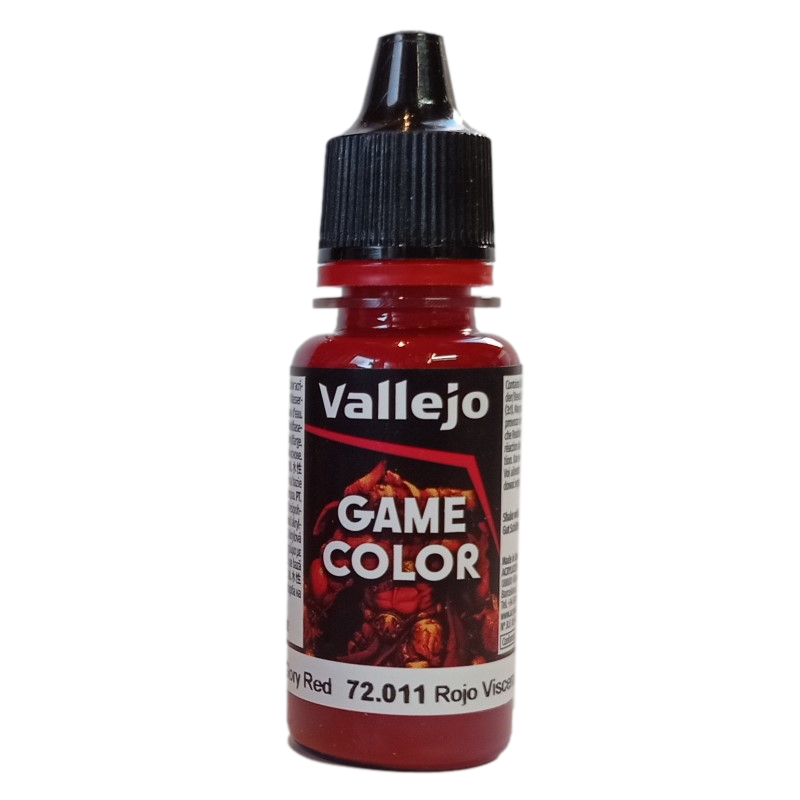 Vallejo Game Color 72.011 Gory Red - New Formula - snmstuff.co.uk