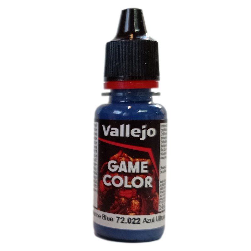 Vallejo Game Color 72.022 Ultramarine Blue - New Formula - snmstuff.co.uk