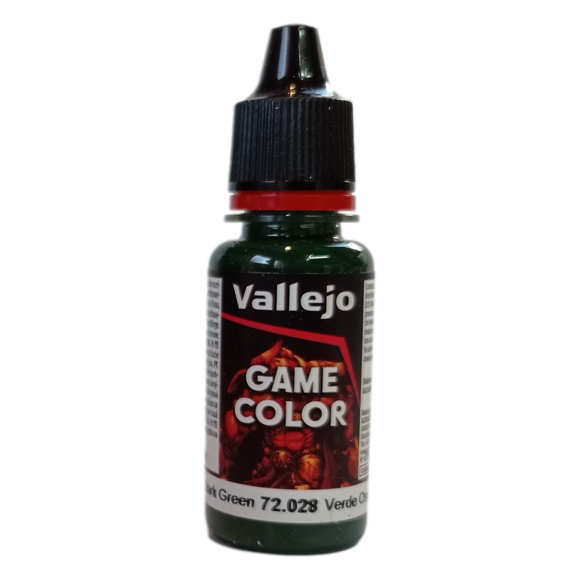 Vallejo Game Color 72.028 Dark Green - New Formula - snmstuff.co.uk