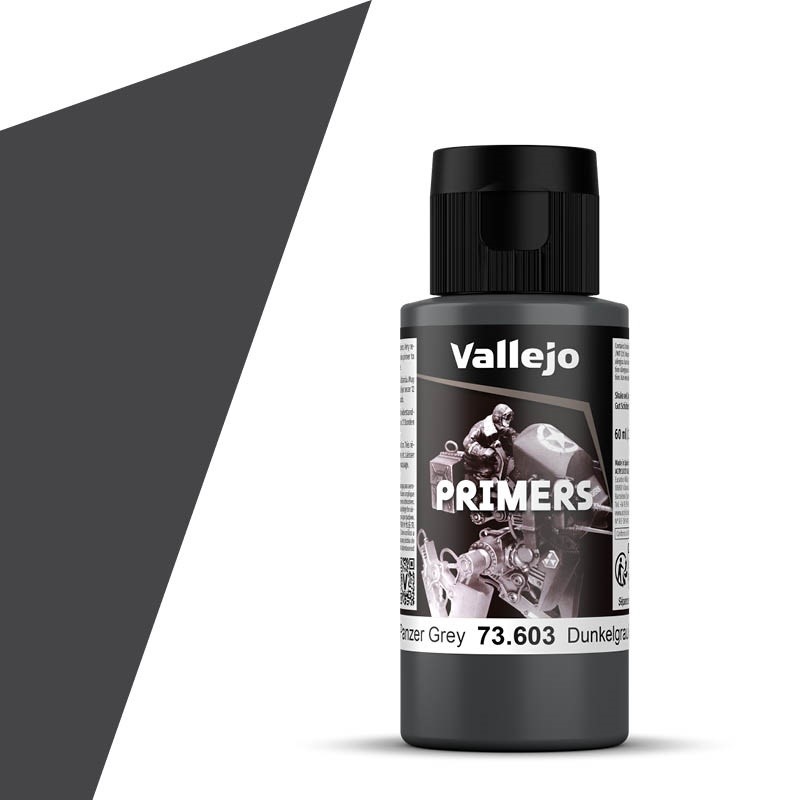 Vallejo Acrylic Primer - German Panzer Grey RAL 7021 60ml - snmstuff.co.uk