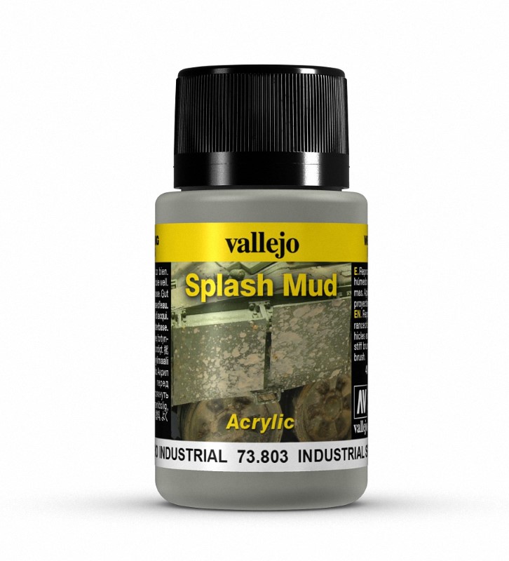 Vallejo Weathering Effects 40ml - Industrial Splash Mud - snmstuff.co.uk