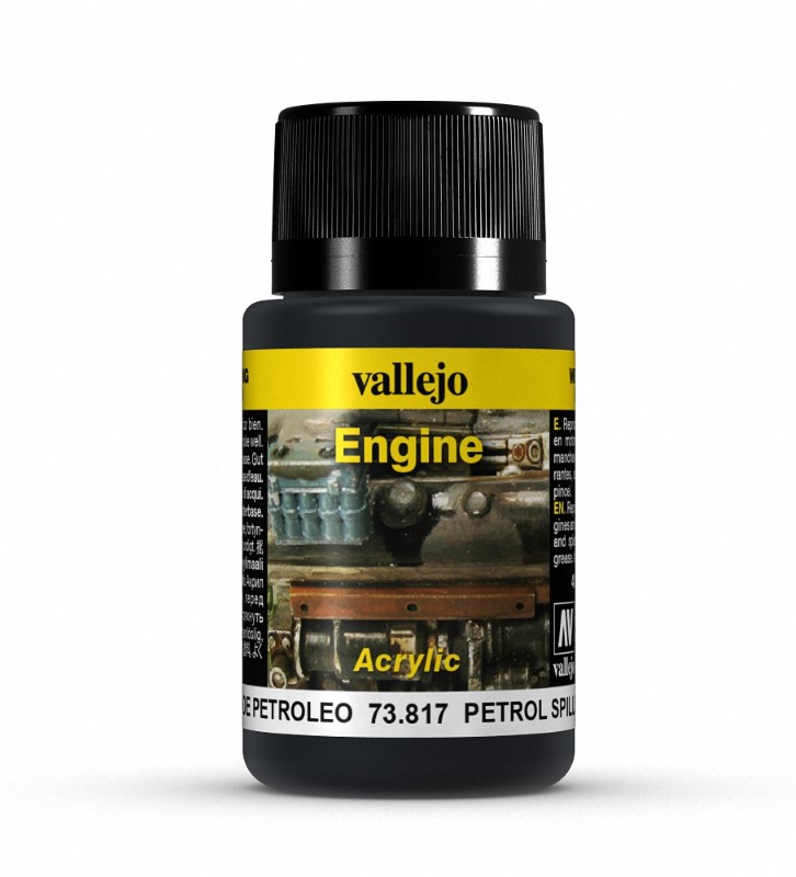 Vallejo Weathering Effects 40ml - Petrol Spills - snmstuff.co.uk