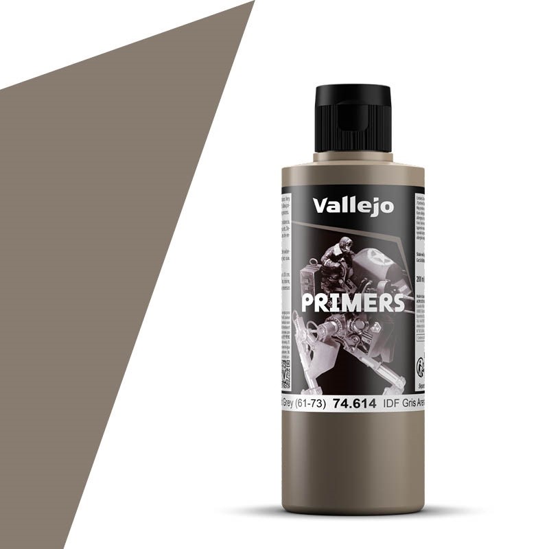 Vallejo Acrylic Primer - Israeli Sand Grey 61-72 FS30372 200ml ...