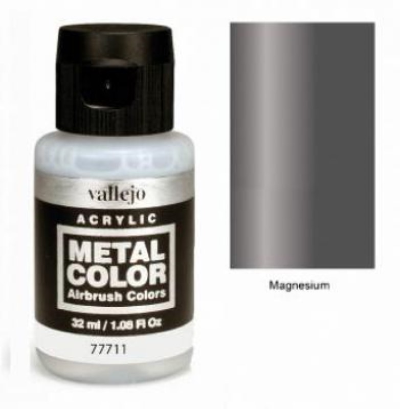 Vallejo Acrylics Metal Color - Magnesium 32ml - snmstuff.co.uk