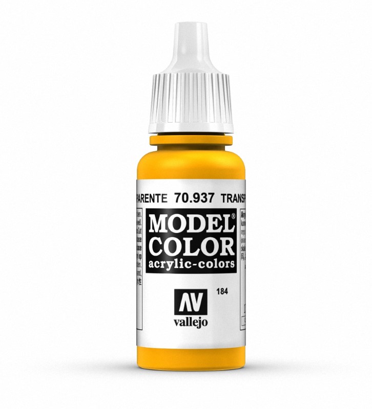 Vallejo Model Color 70.937 Transparent Yellow - snmstuff.co.uk
