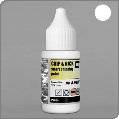 VMS Chip & Nick Paint No.5 White - snmstuff.co.uk