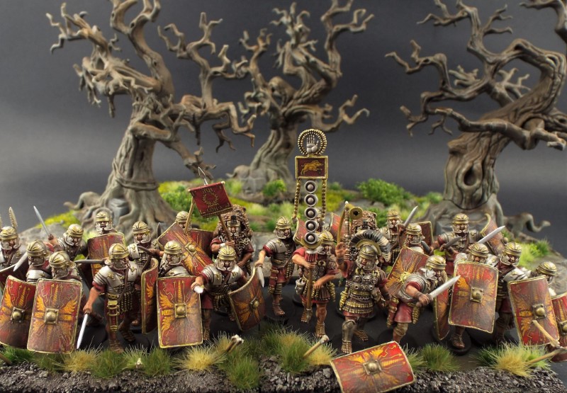 Victrix Early Imperial Roman Legionaries Attacking - snmstuff.co.uk