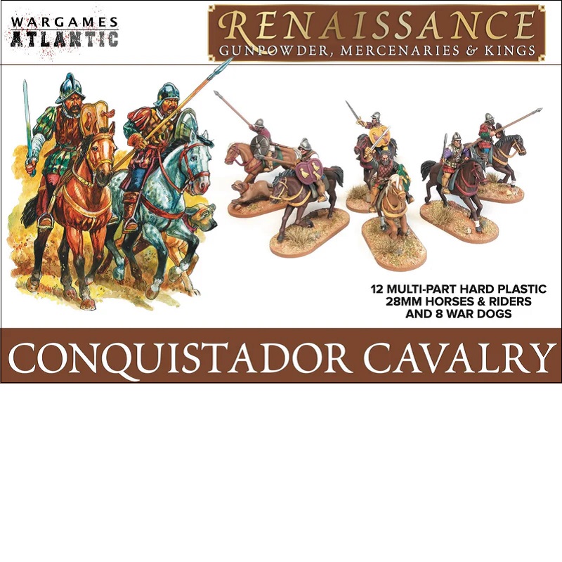 Wargames Atlantic Conquistador Cavalry - snmstuff.co.uk