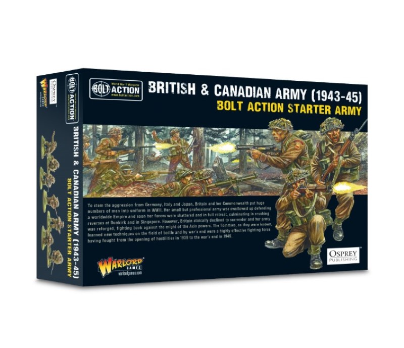 Bolt Action British & Canadian Army (1943-45) Starter Army - snmstuff.co.uk