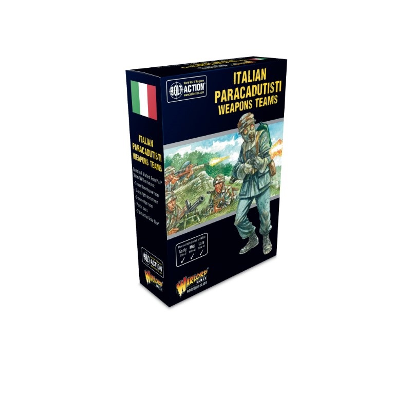 Bolt Action Italian Paracadutisti Weapons Teams - snmstuff.co.uk